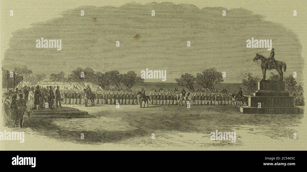 Inauguration of the statue of Sir Mark Cubbon Stock Photo - Alamy