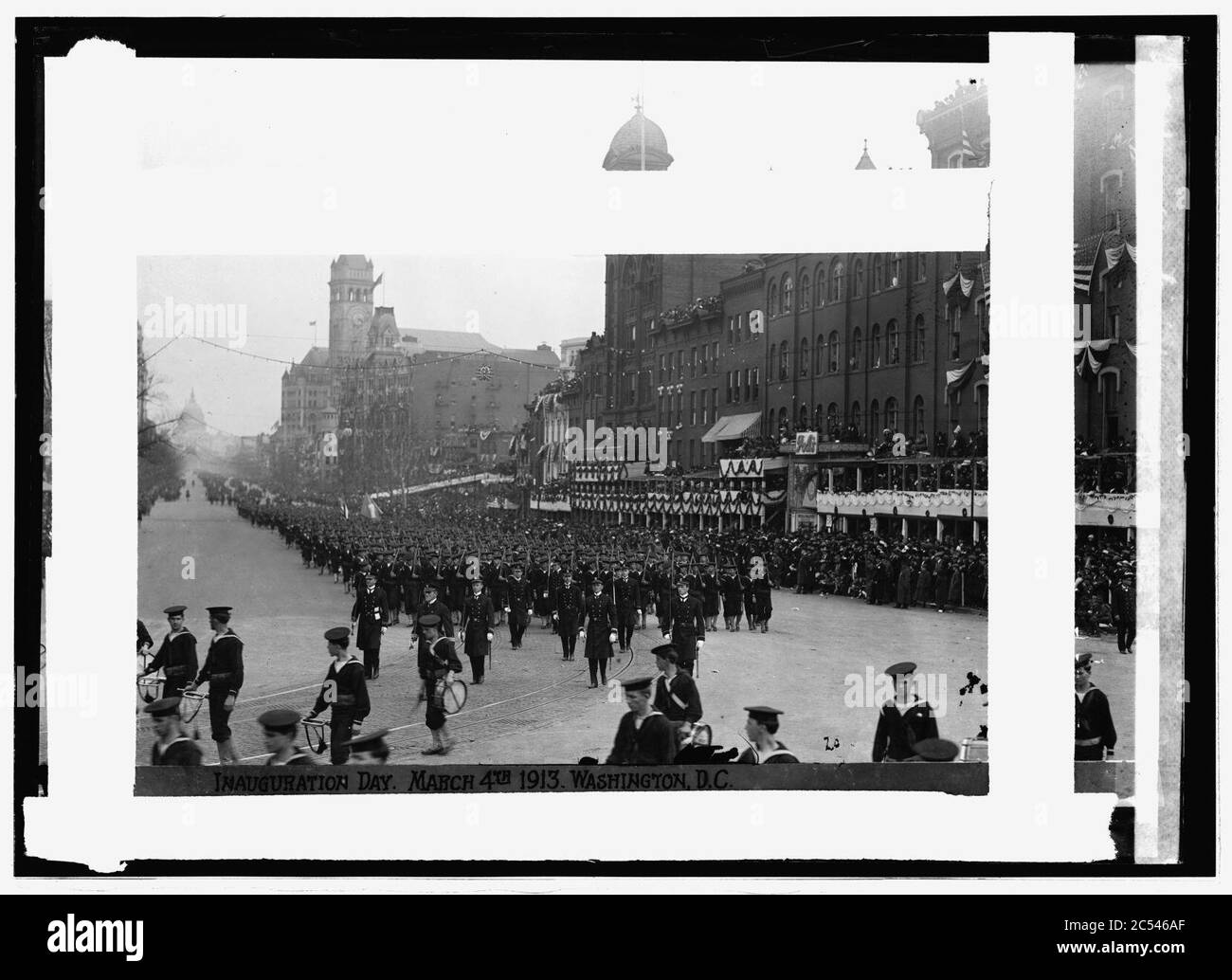 Inauguration, 1913; Naval Batallion Stock Photo - Alamy
