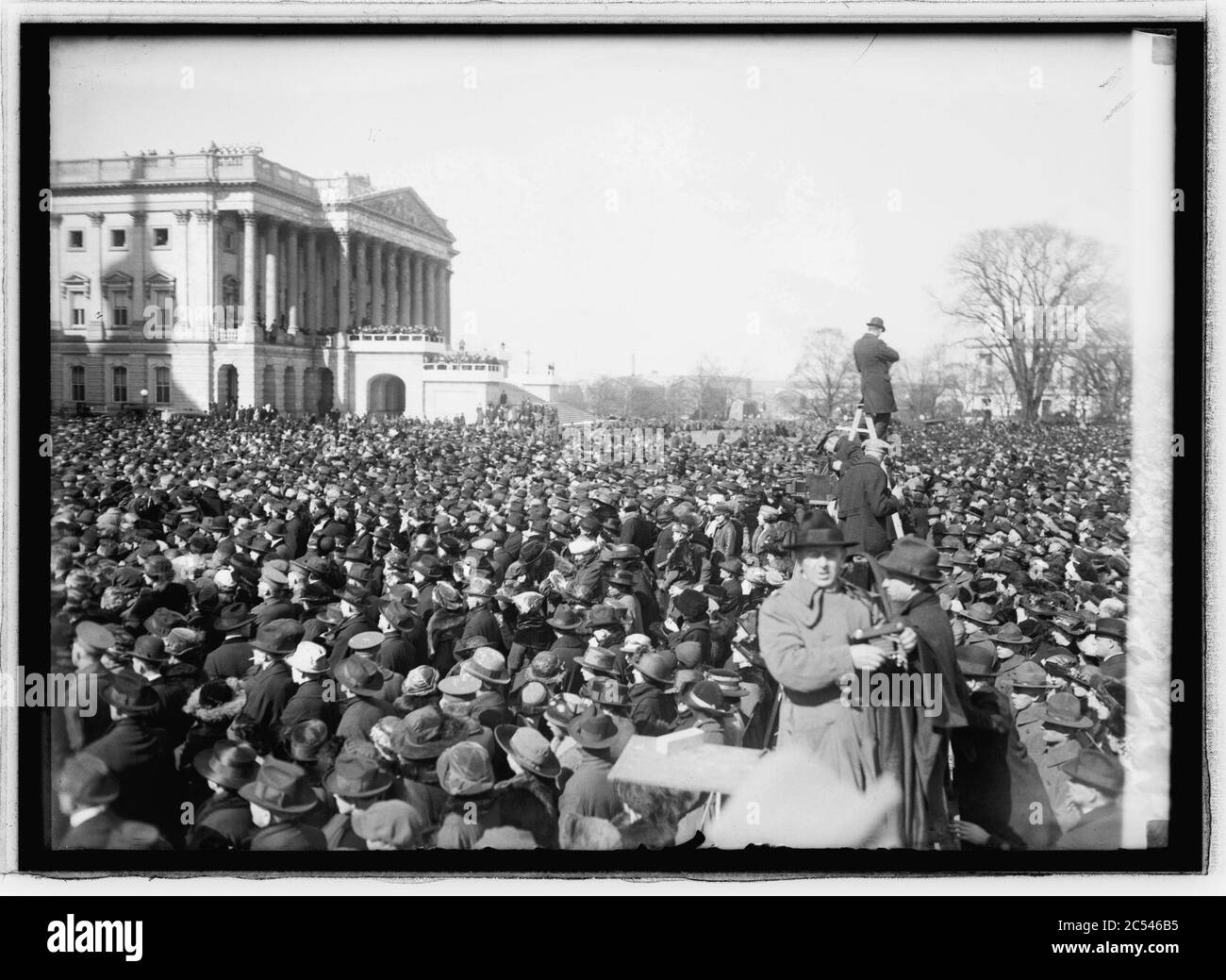 Inauguration, 1921. Crowds Stock Photo - Alamy