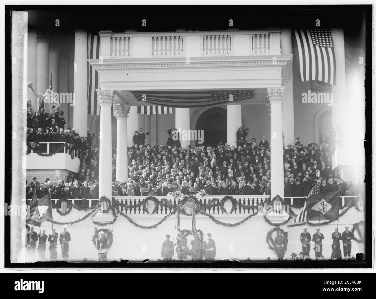 Inauguration, 1921. Swearing in good Stock Photo - Alamy
