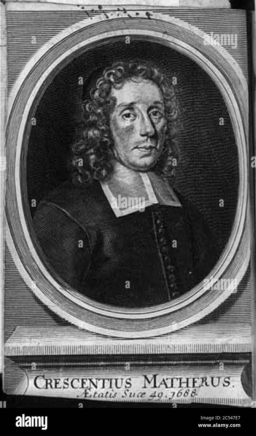 Increase Mather, 1639-1723, head and shoulders, facing right Stock ...