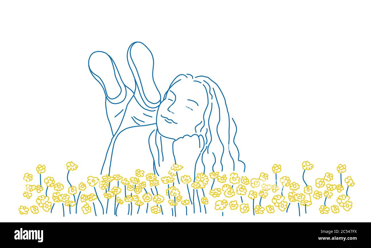 Happy Girl Drawing Tumblr