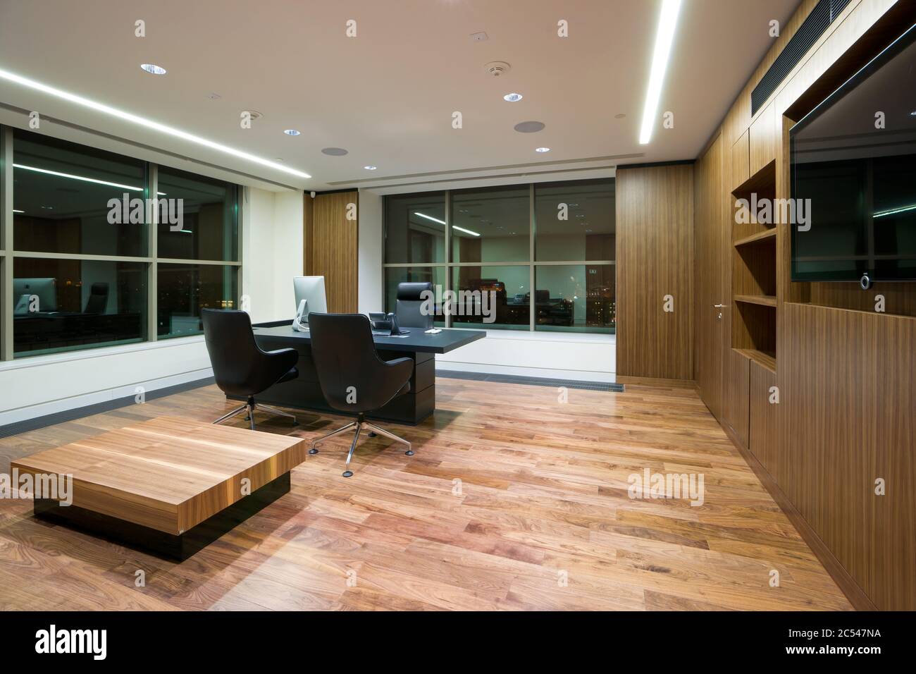 Modern office interior of the chief Stock Photo - Alamy