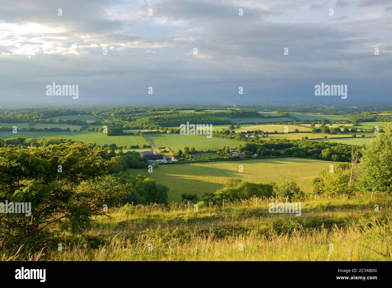 Hampshire berkshire border hi-res stock photography and images - Alamy