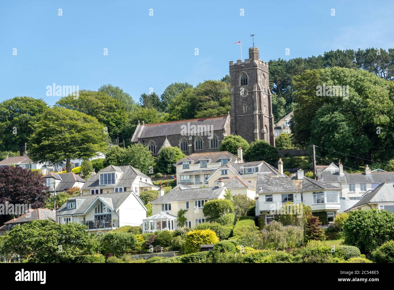 St Peters Church, Noss Mayo, Devon UK Stock Photo - Alamy