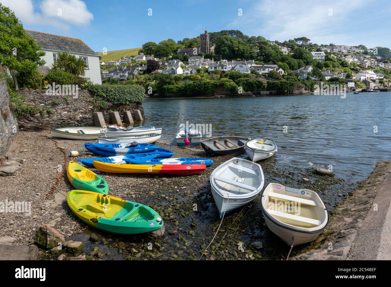 Colourful canoe boats hi-res stock photography and images - Alamy