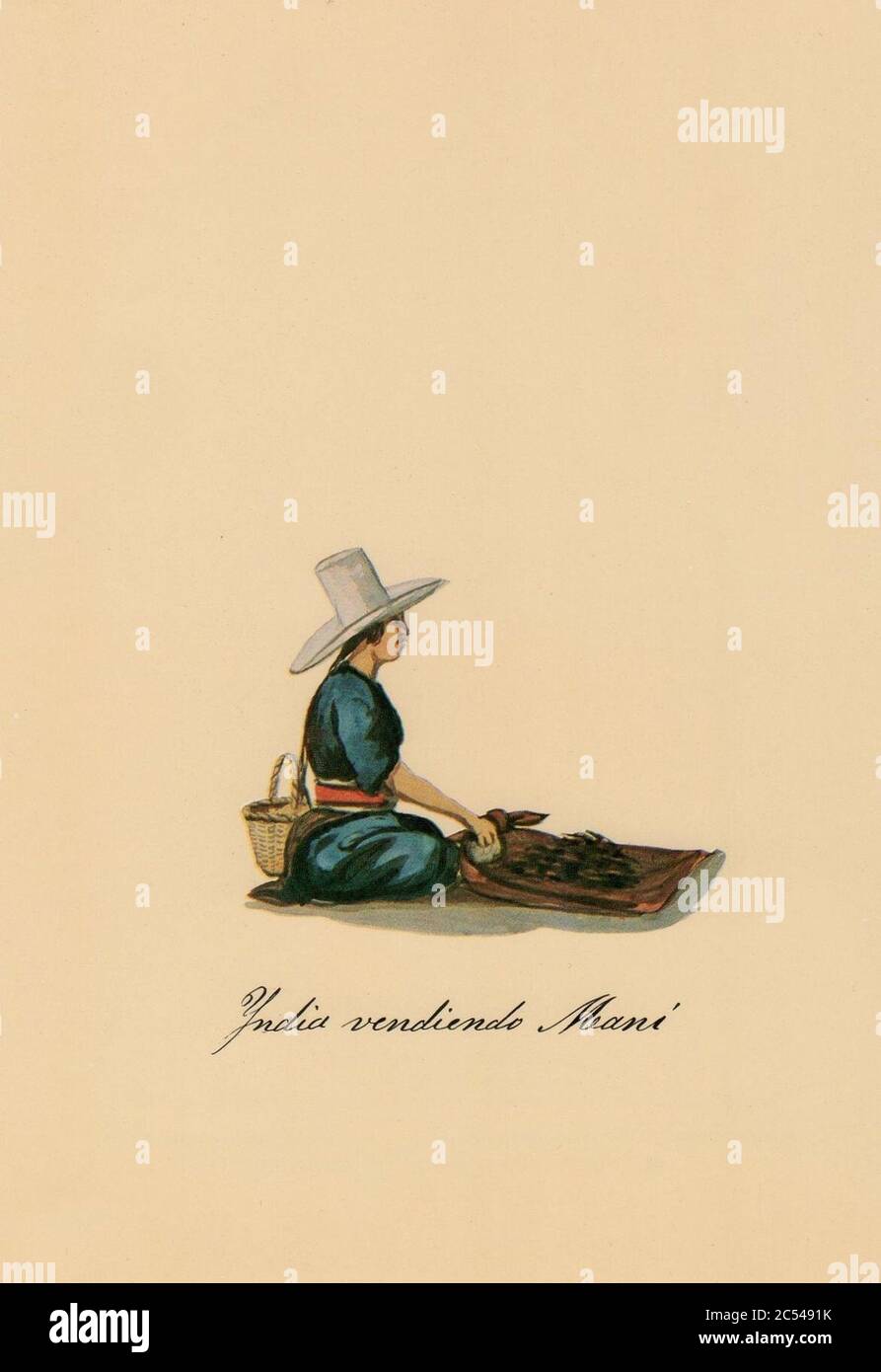 India vendiendo Maní Stock Photo - Alamy