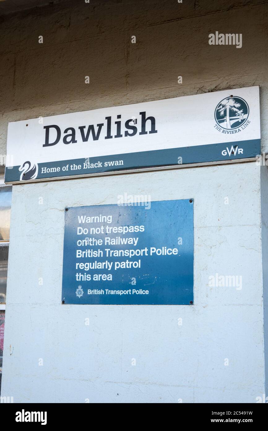 Railway station name board hi-res stock photography and images - Alamy