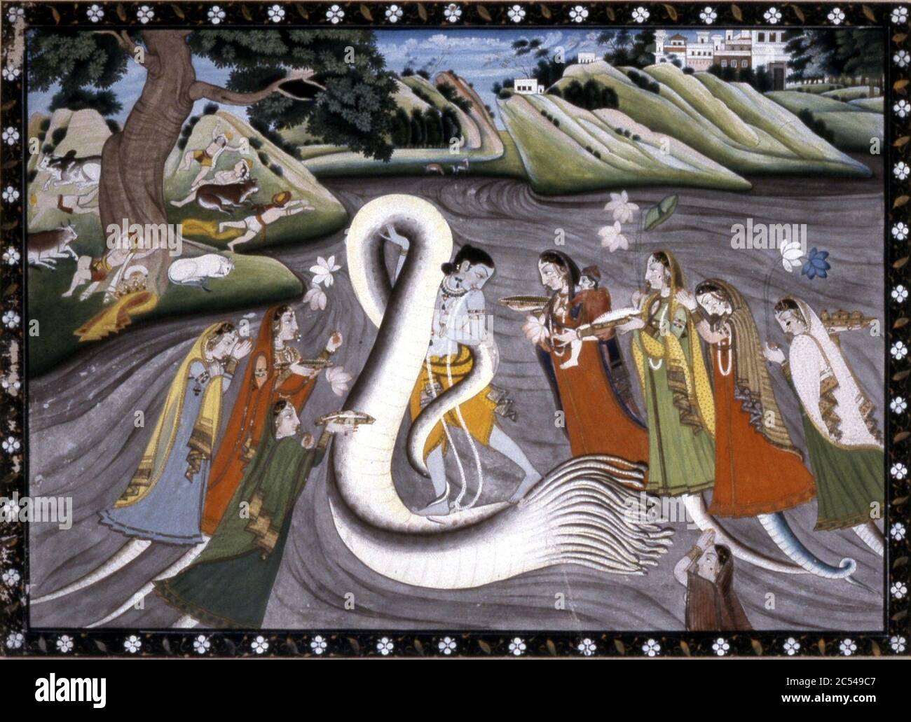 Krishna and kaliya hi-res stock photography and images - Alamy