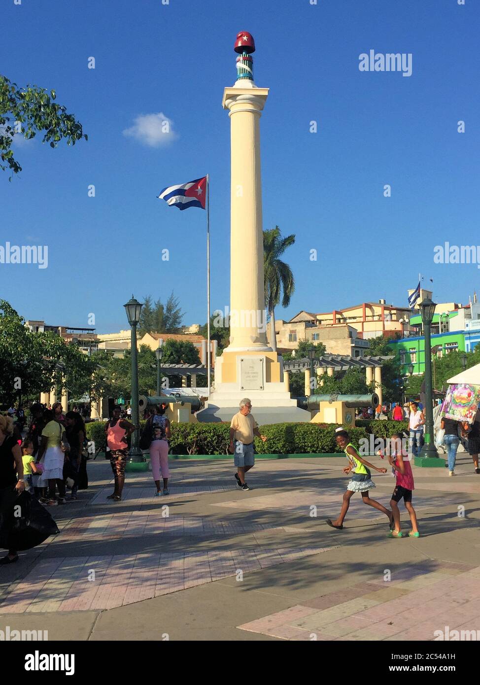 Monuments in the center of Santiago de Cuba Stock Photo - Alamy