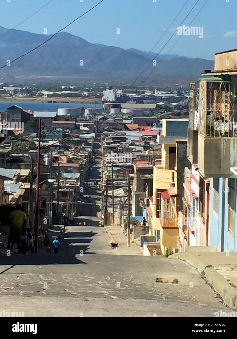Santiago de Cuba overview Stock Photo - Alamy