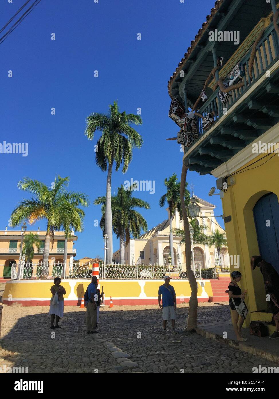 In the streets of downtown Trinidad Stock Photo - Alamy
