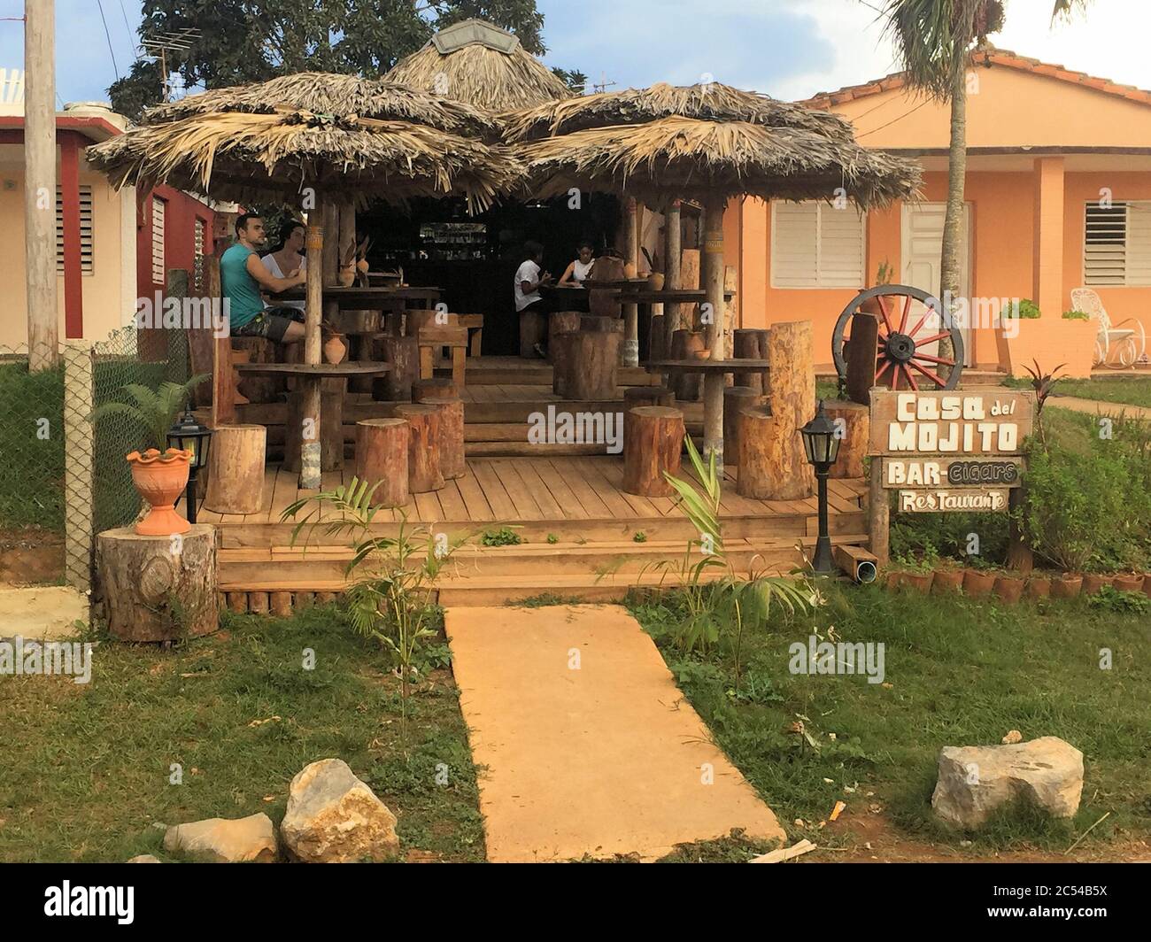 Little bar in Vinales Stock Photo - Alamy
