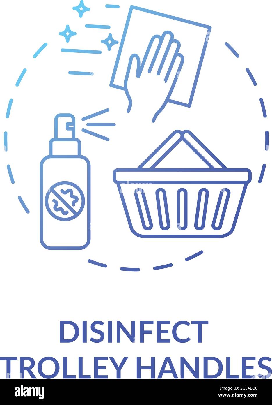 Shopping trolley safety Stock Vector Images - Alamy