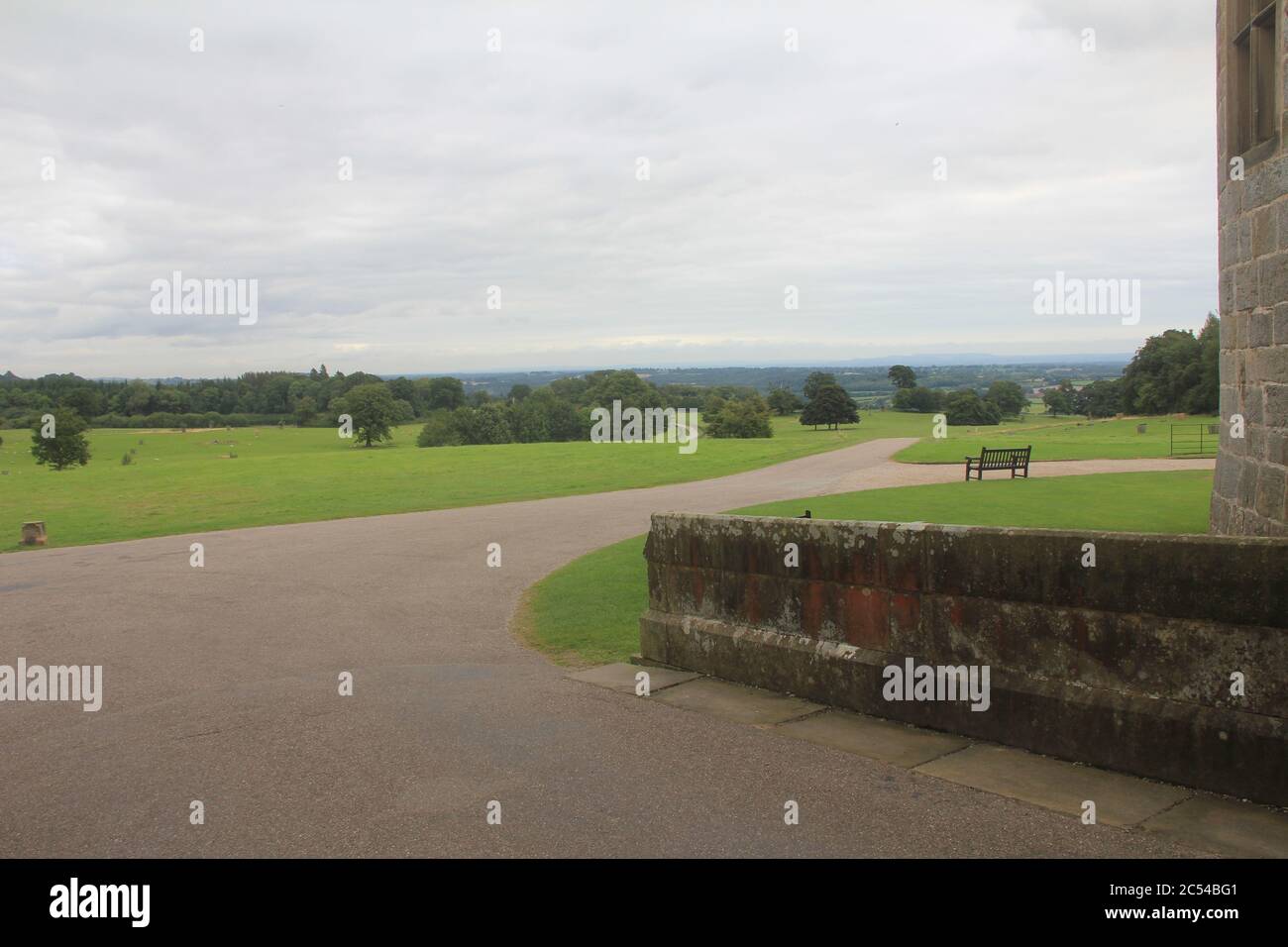 Chirk Castle in Wales Stock Photo - Alamy