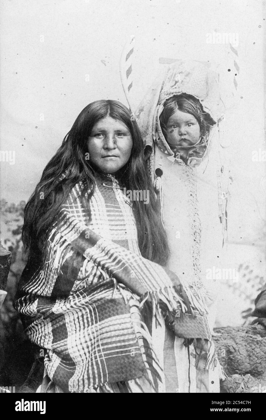 INDIANS, AMERICAN. WHITE RIVER UTE WOMAN Stock Photo - Alamy