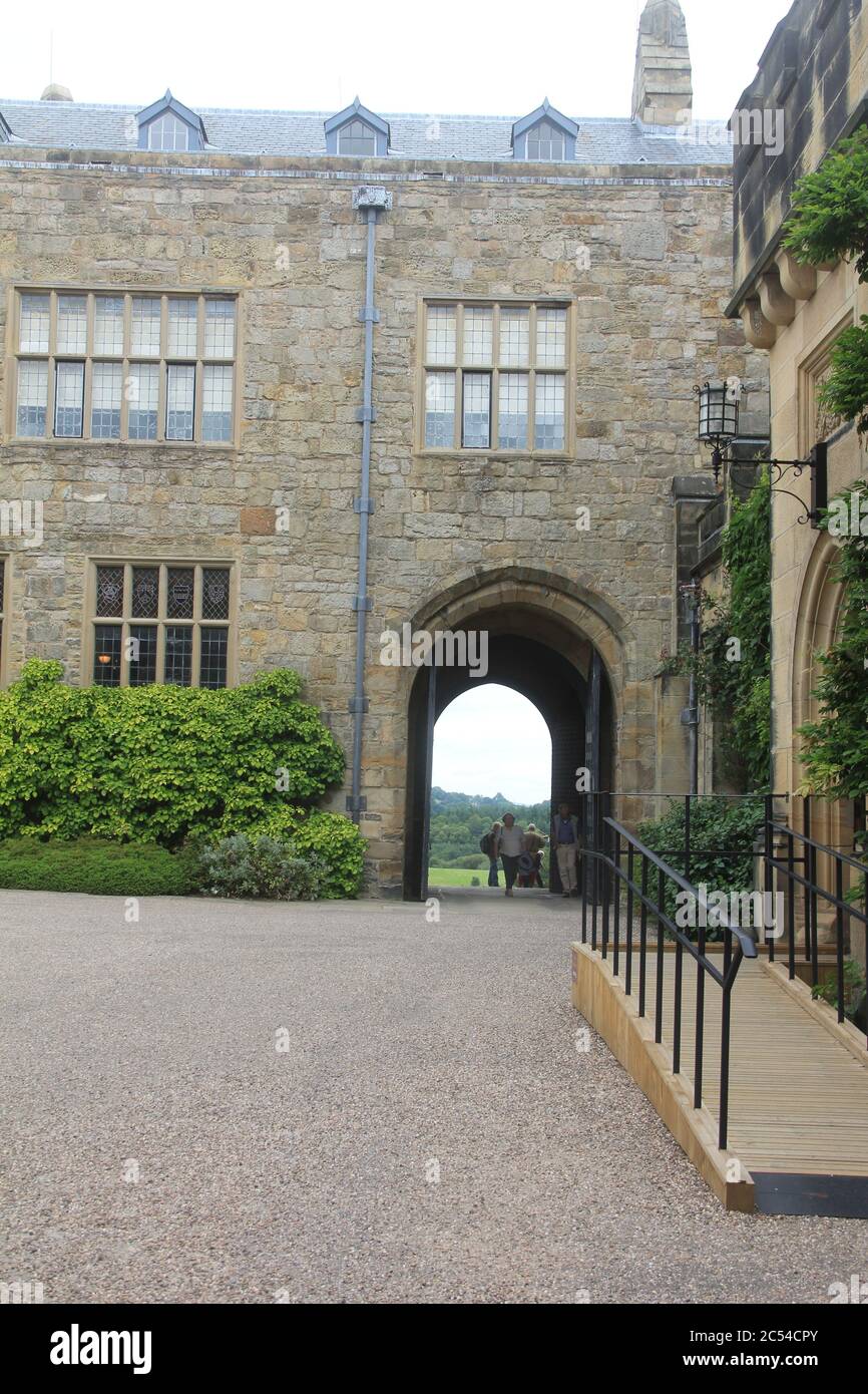 Chirk Castle in Wales Stock Photo - Alamy