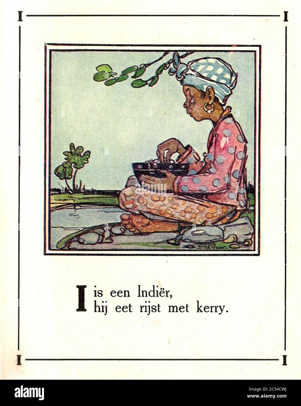Indiër uit A dat is Aafje (1918) van Bas van der Veer Stock Photo - Alamy