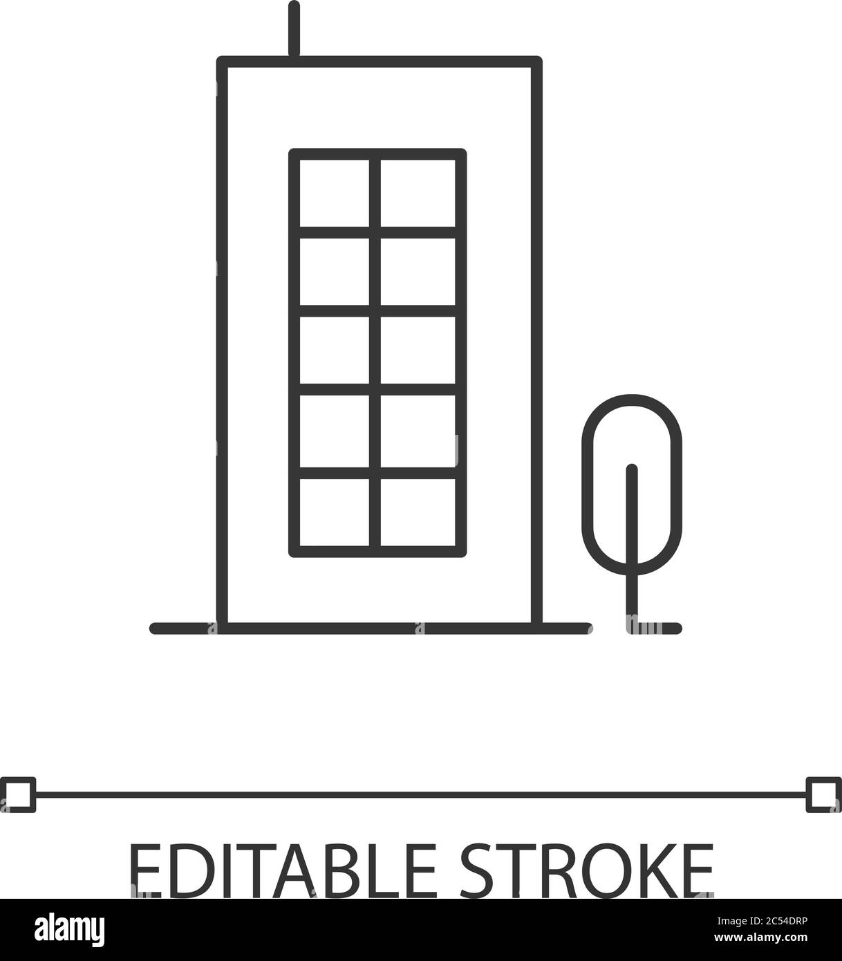 Building linear icon Stock Vector Image & Art - Alamy