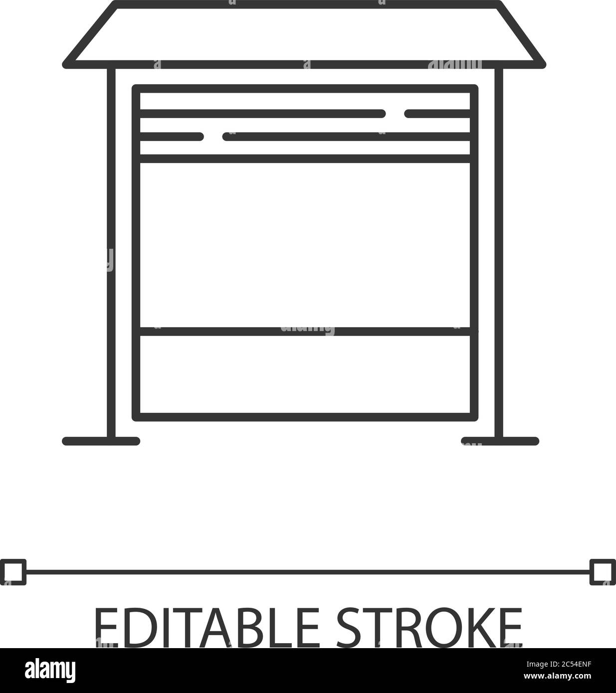 Garage linear icon Stock Vector Image & Art - Alamy