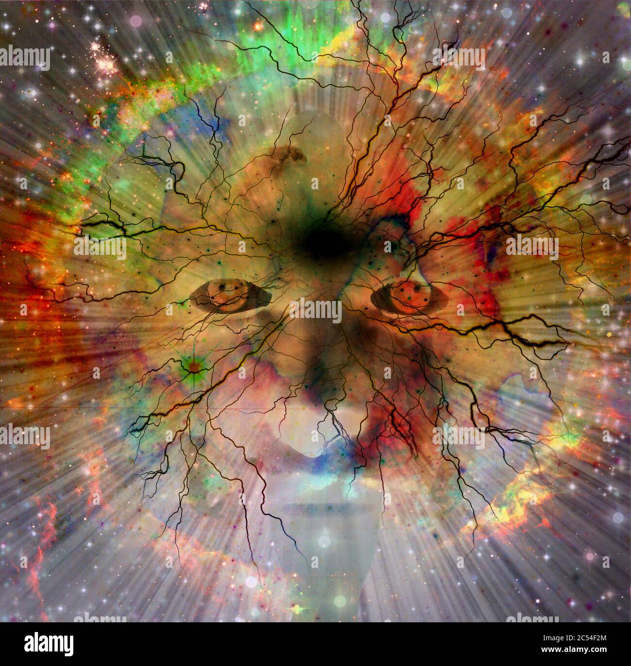 Fantasy face god hi-res stock photography and images - Alamy