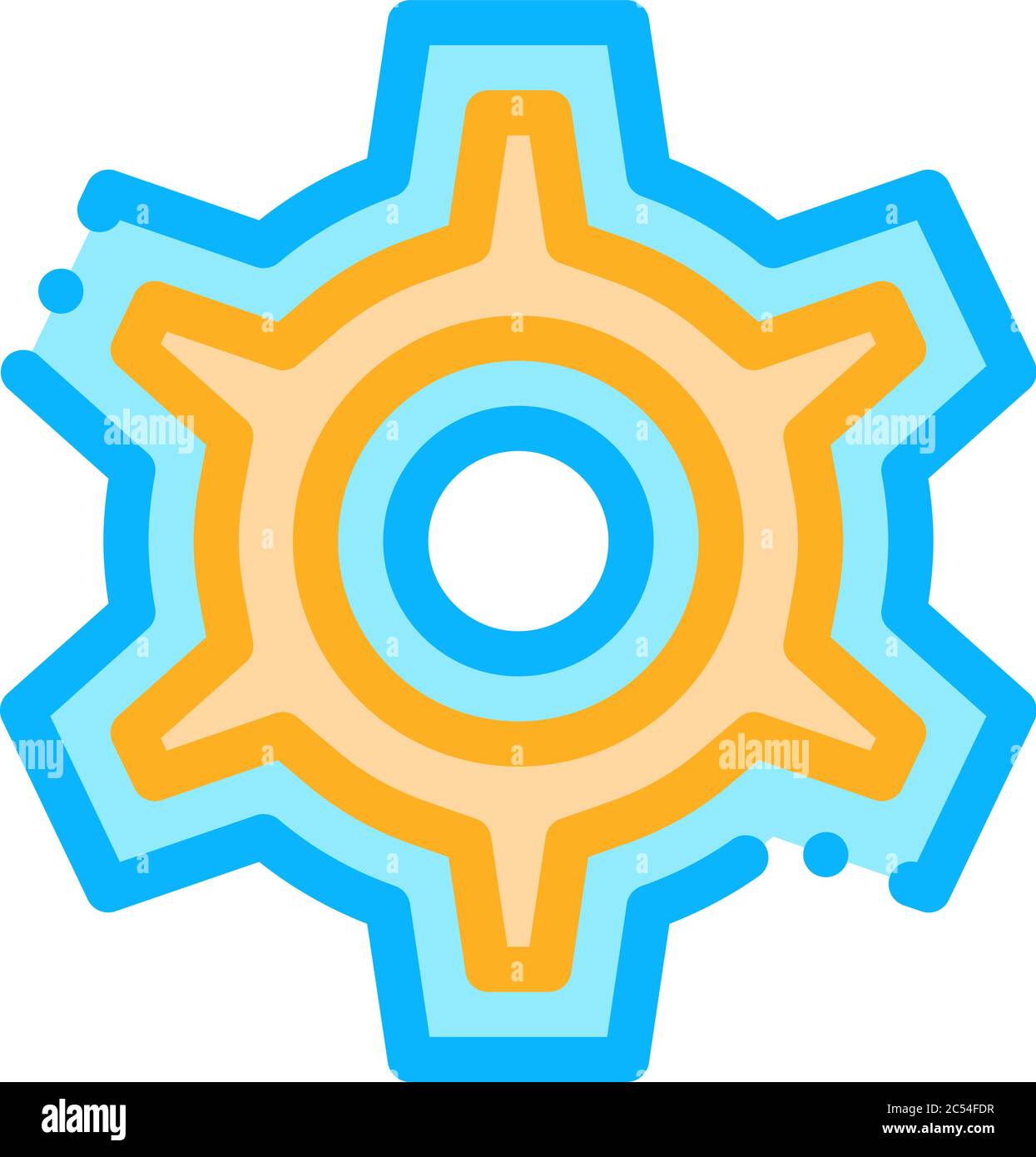 webshop working icon vector outline illustration Stock Vector Image ...