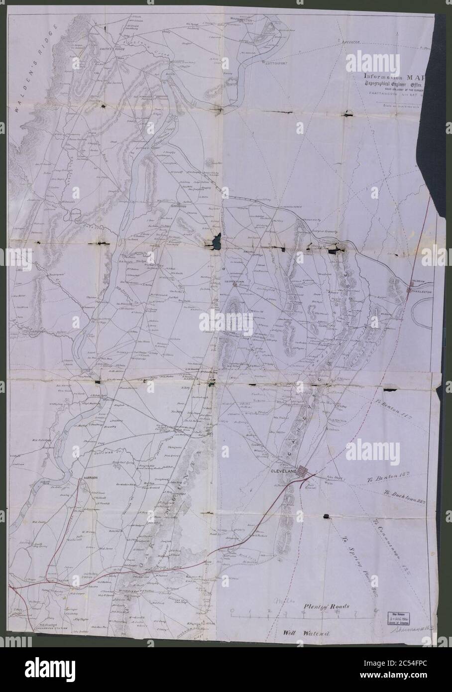 Tennessee map vintage hi-res stock photography and images - Alamy