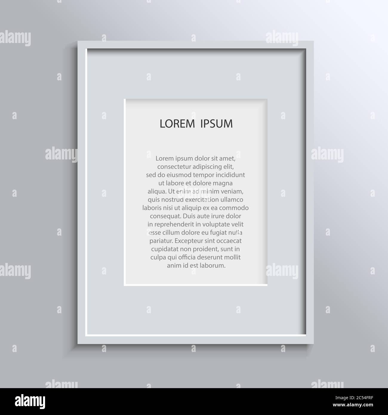 Empty 3d text frame Stock Vector Images - Alamy