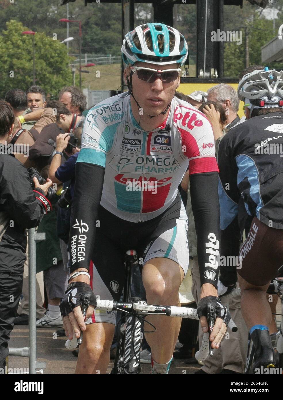 Marcel Sieberg during the Tour de France 2011, Stage 6 cycling race ...