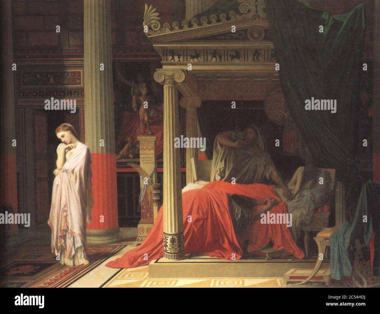 Ingres antiochus and stratonice Stock Photo - Alamy