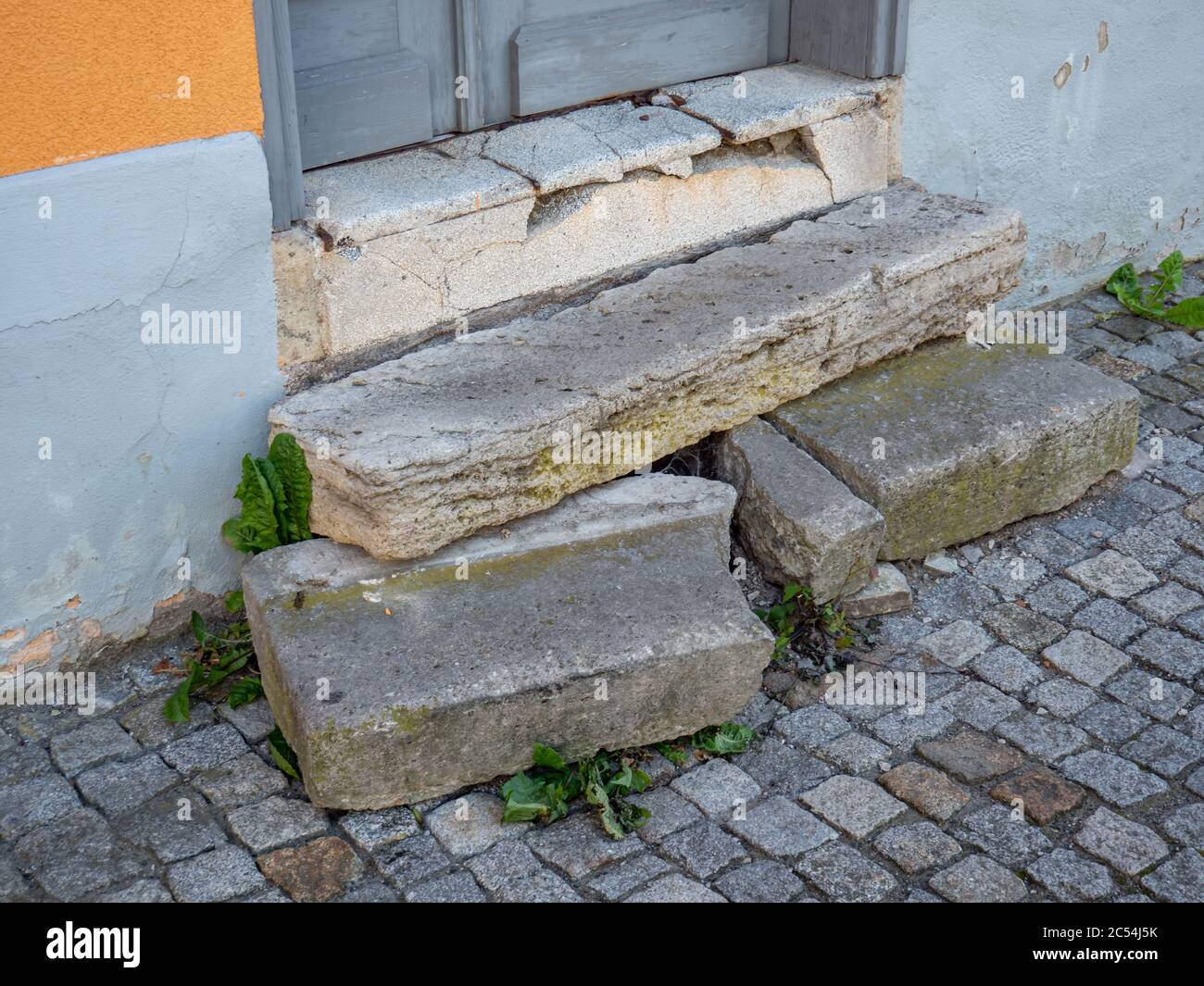 Structural damage to a staircase Stock Photo - Alamy