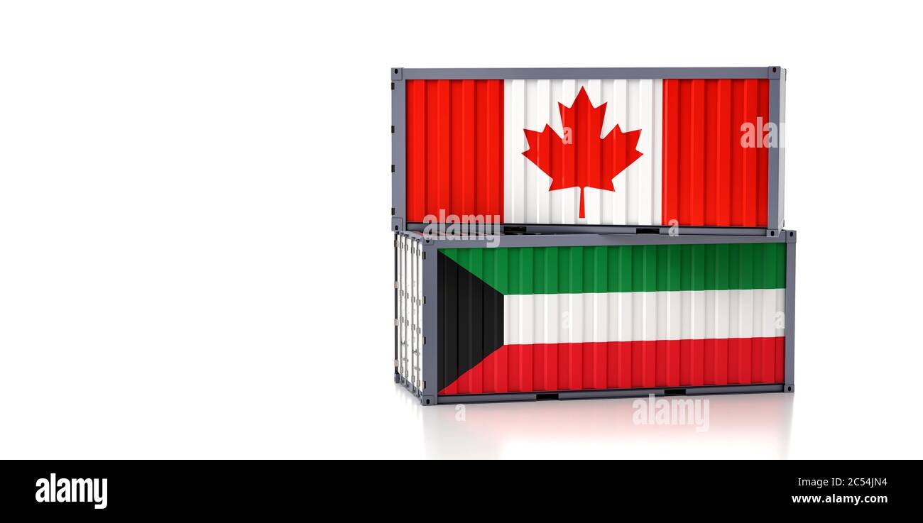 Kuwait canada flag hi-res stock photography and images - Alamy