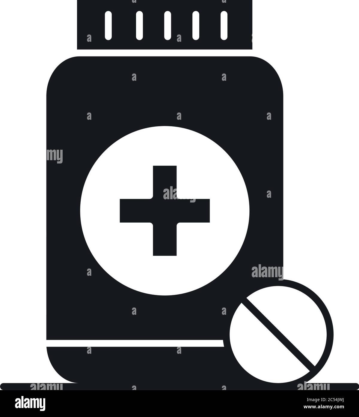 prescription medicine bottle healthcare medical and hospital pictogram ...