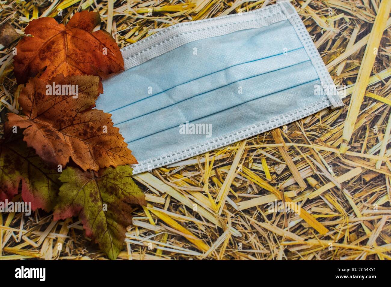 concept will we still be wearing covid masks in the fall with a blue ...