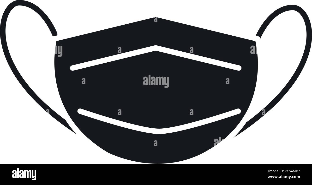 protective mask healthcare medical and hospital pictogram silhouette ...