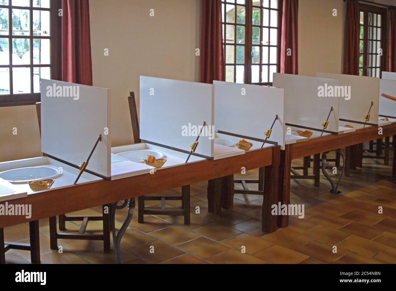 Wine Tasting station in Lirac France Stock Photo - Alamy