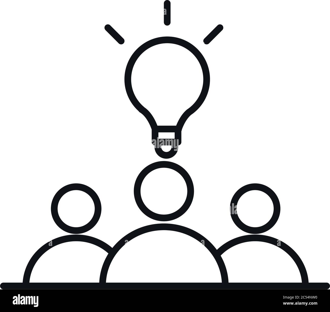 businesspeople team solution work management developing successful line ...