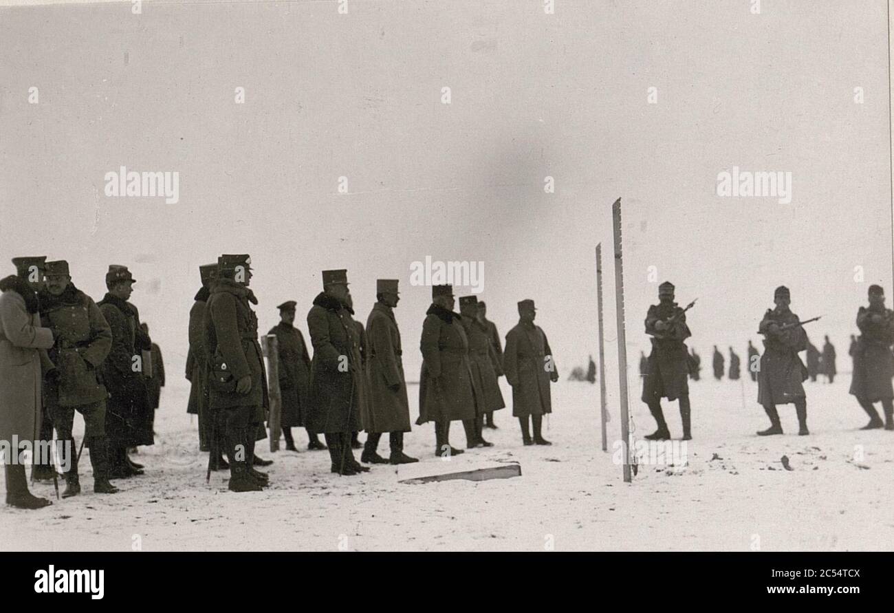 Inspizierung S.K.H.Erzh.Friedrich in Huszt, Borsa u.Papfalva Stock ...