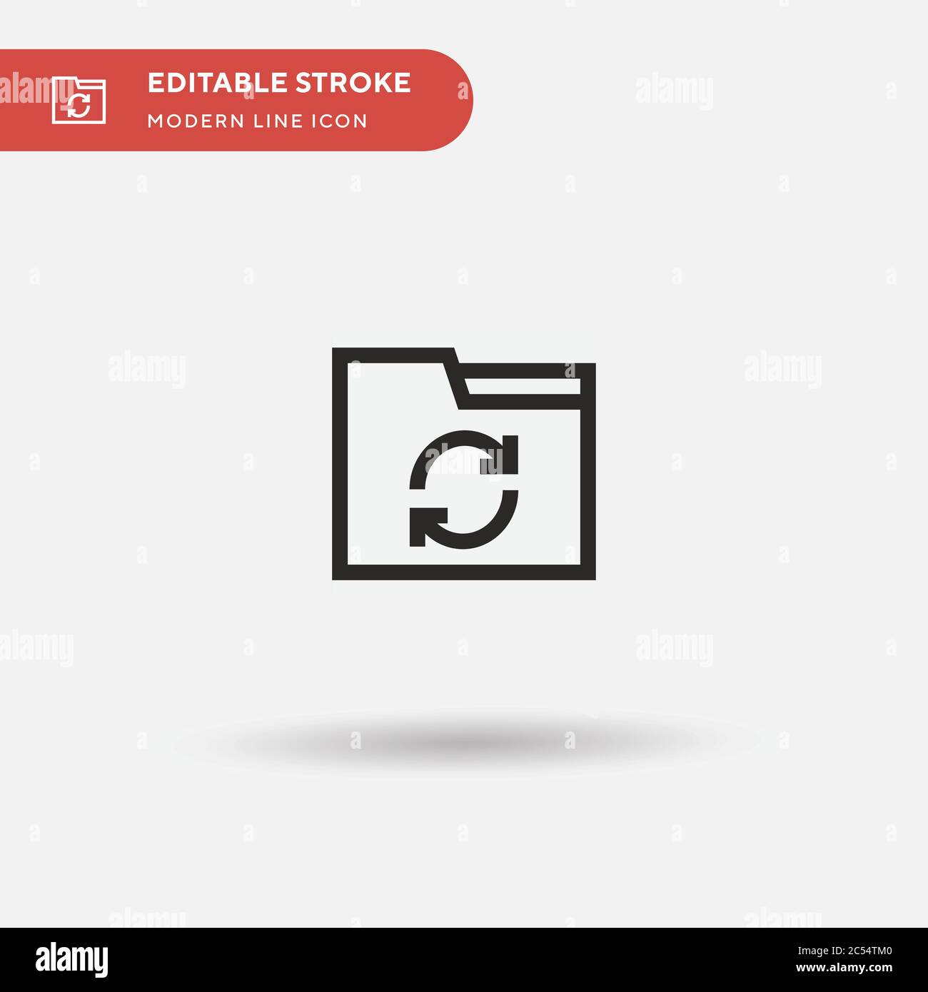 Backup Simple vector icon. Illustration symbol design template for web ...