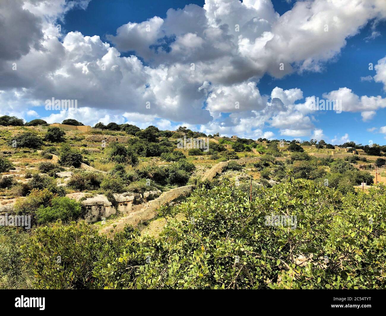 Rural Landscape in Malta Stock Photo - Alamy