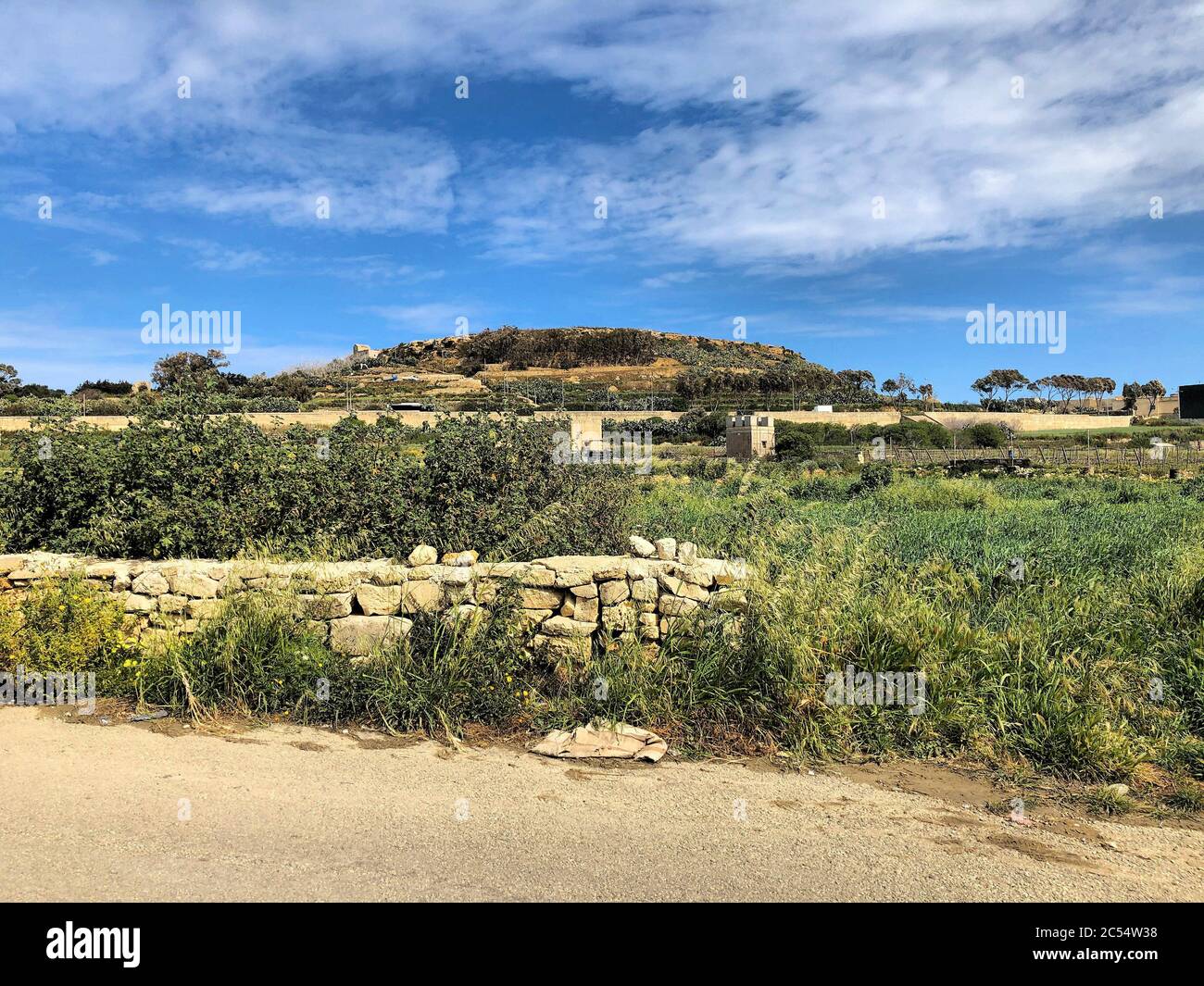 Rural scenery near Vittoria on Gozo island Stock Photo - Alamy