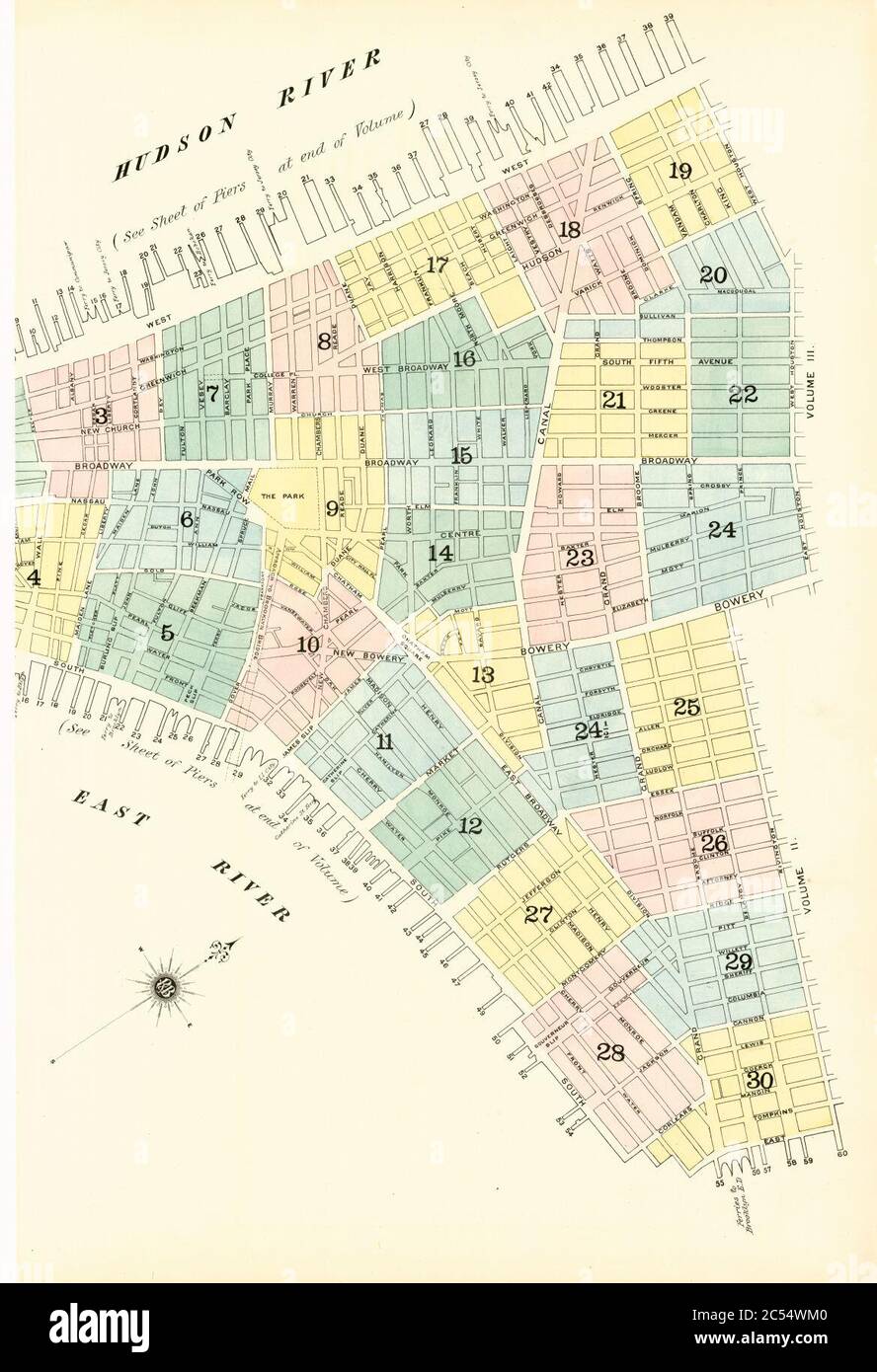 Insurance maps of the city of New York Stock Photo - Alamy