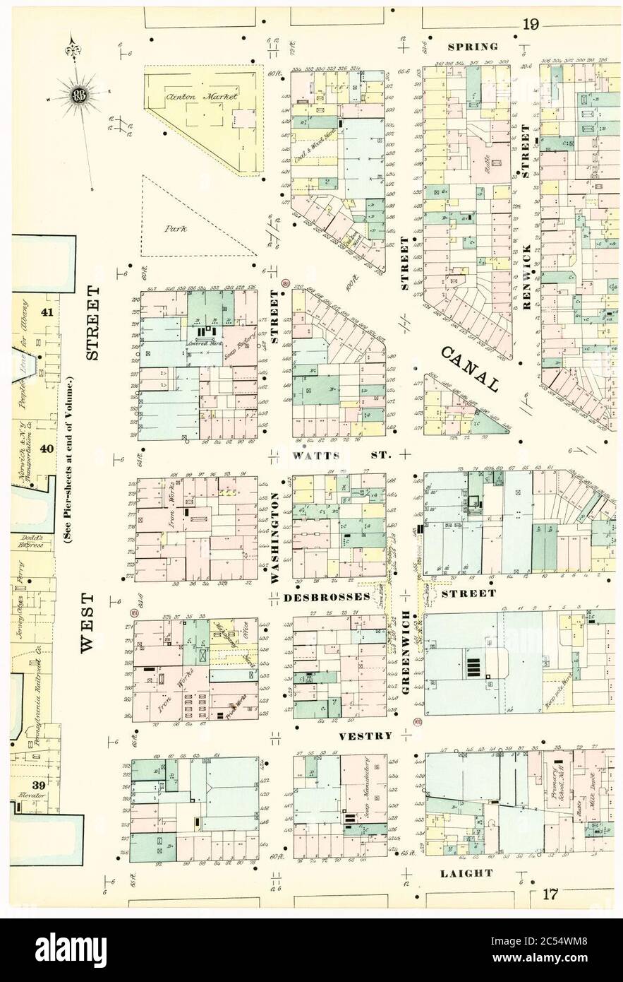 Insurance maps of the city of New York Stock Photo - Alamy