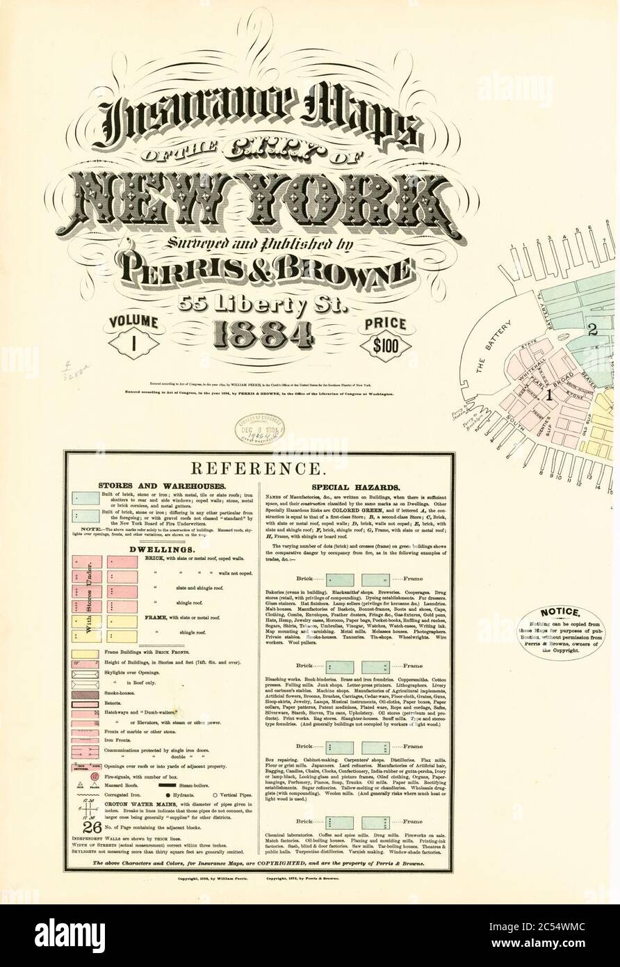 Historical insurance maps hi-res stock photography and images - Alamy