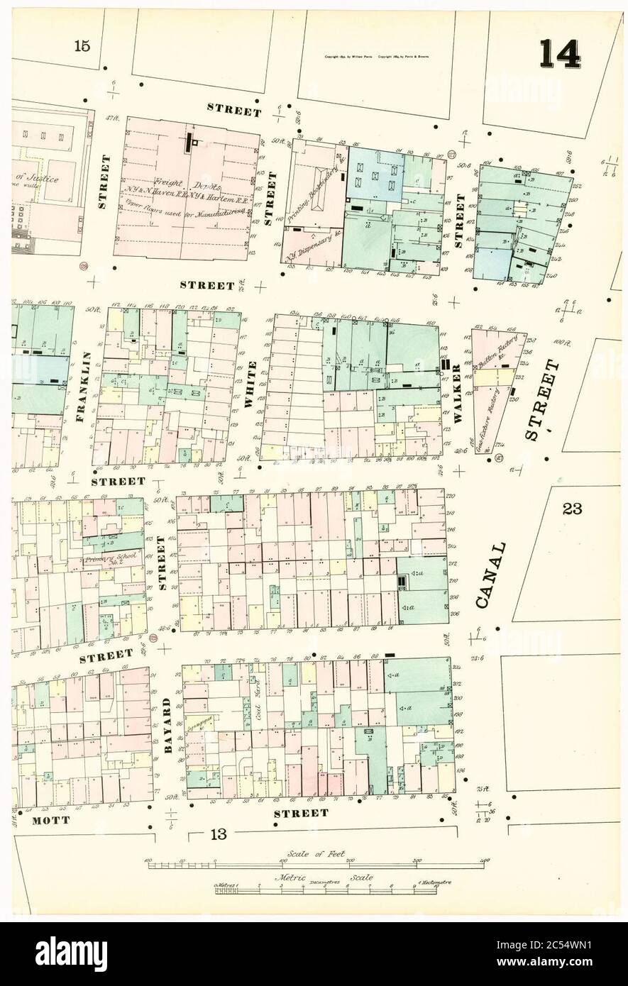 Insurance maps of the city of New York Stock Photo - Alamy