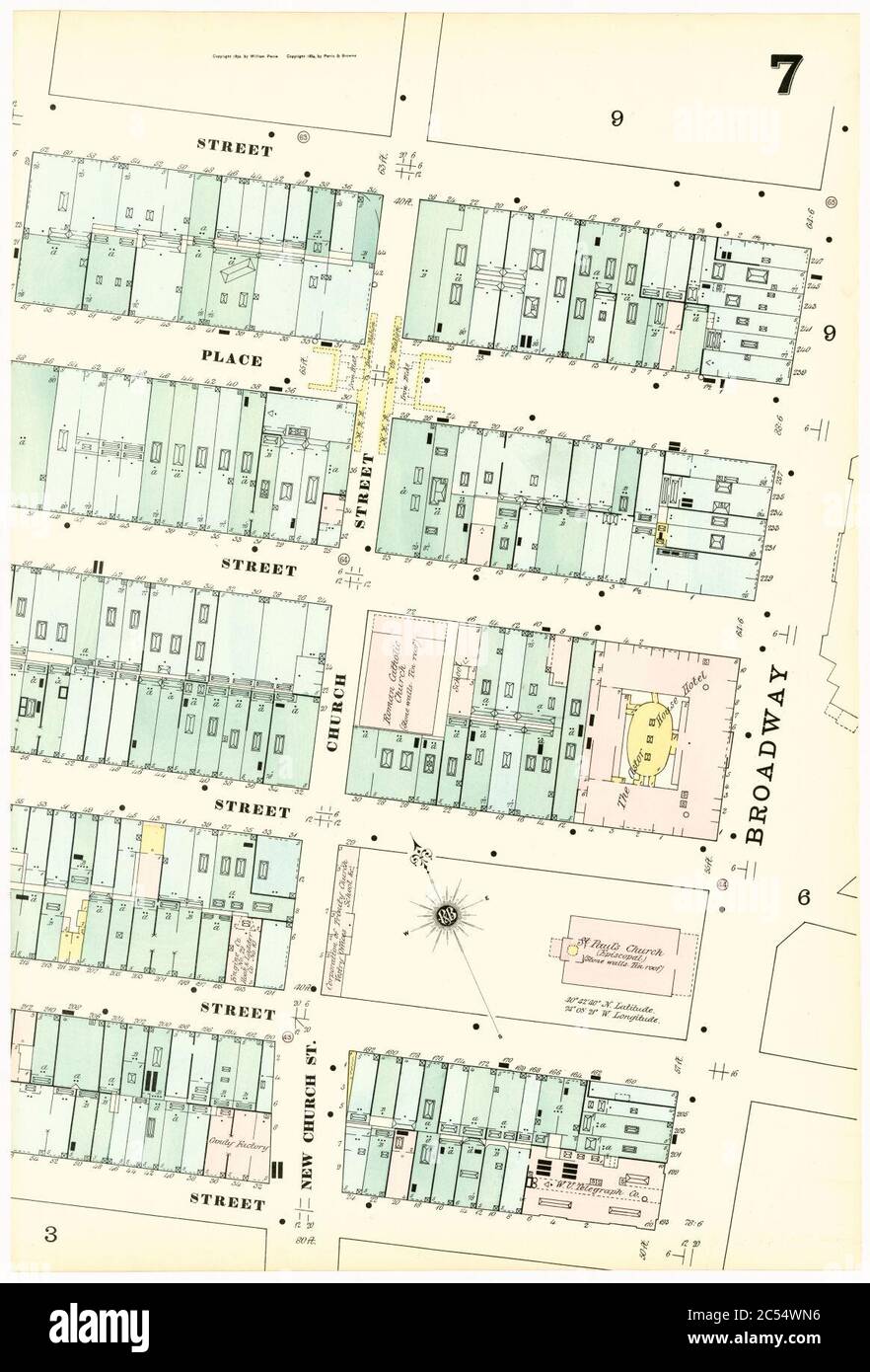 Insurance maps of the city of New York Stock Photo - Alamy