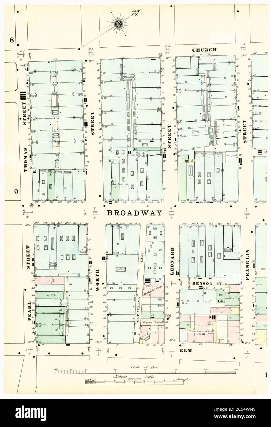 Insurance maps of the city of New York Stock Photo - Alamy