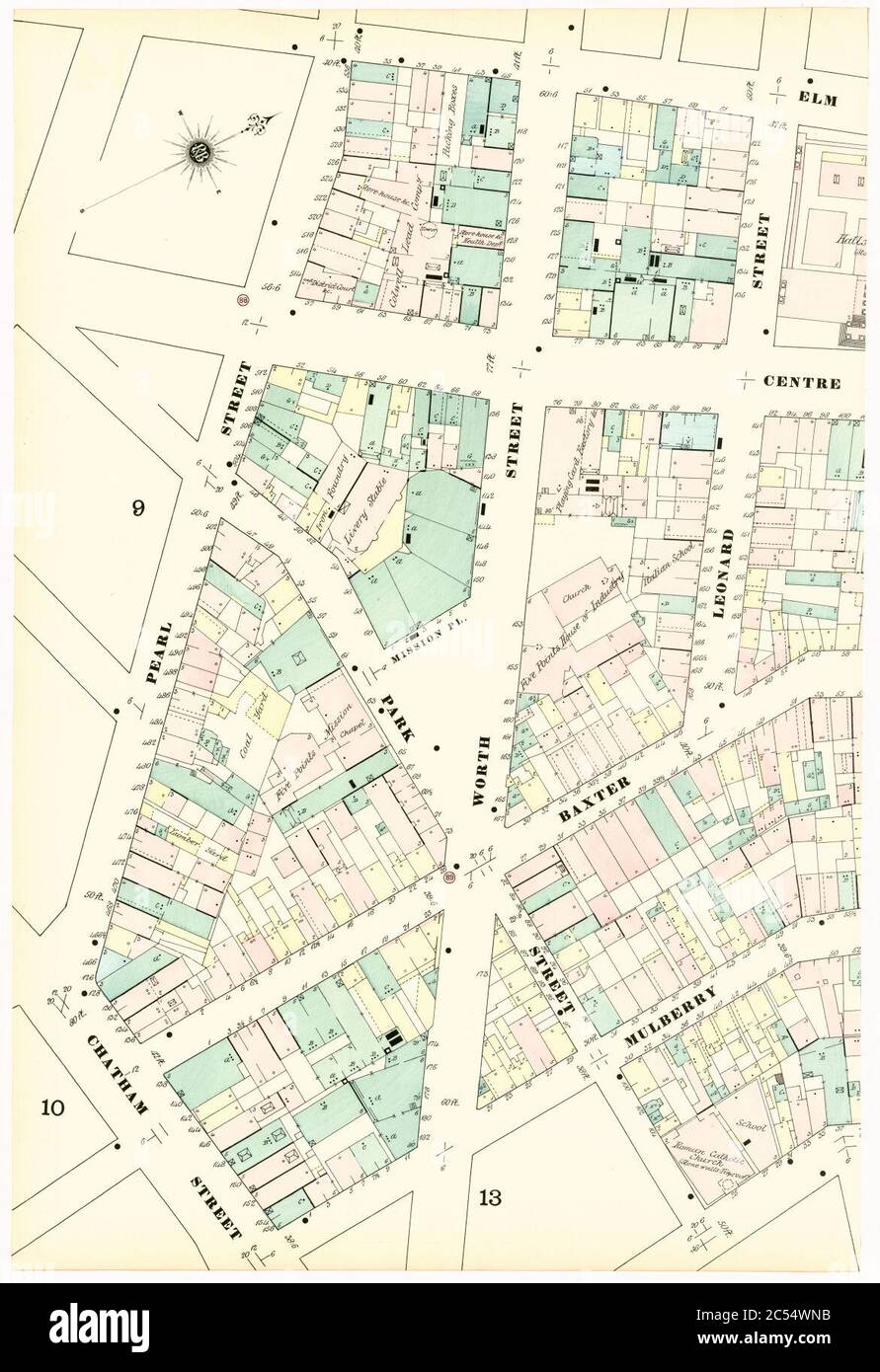 Insurance maps of the city of New York Stock Photo - Alamy