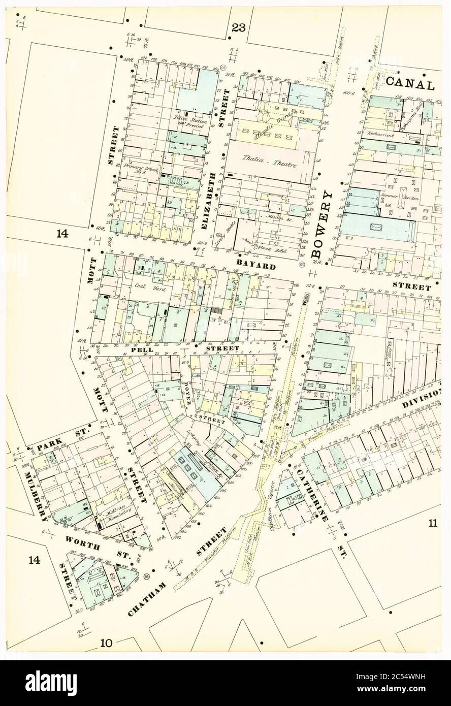 Insurance maps of the city of New York Stock Photo - Alamy