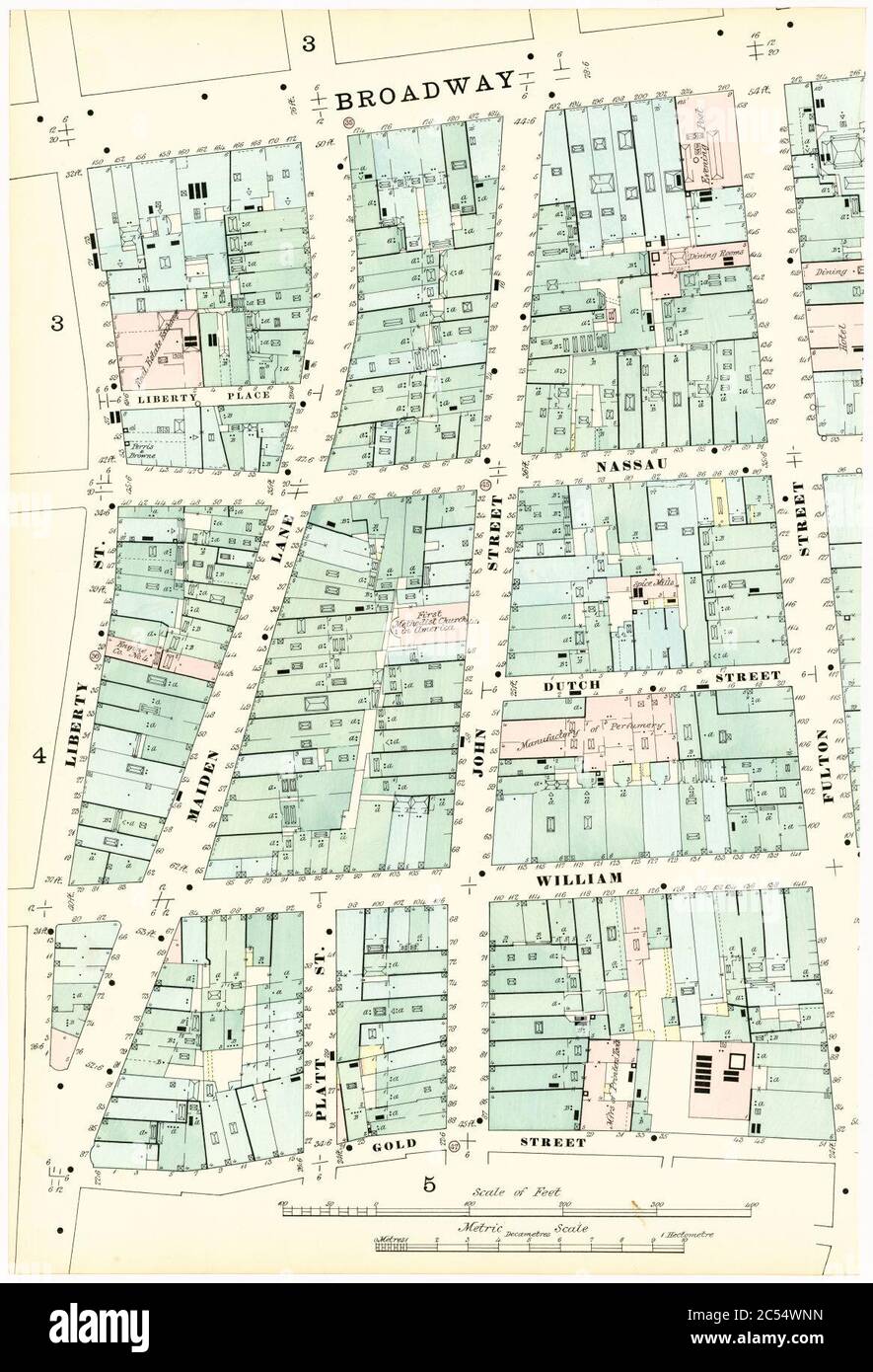 Insurance maps of the city of New York Stock Photo - Alamy